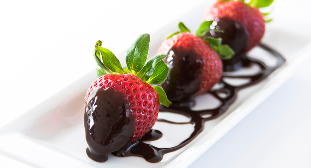 Melted Chocolate Strawberry