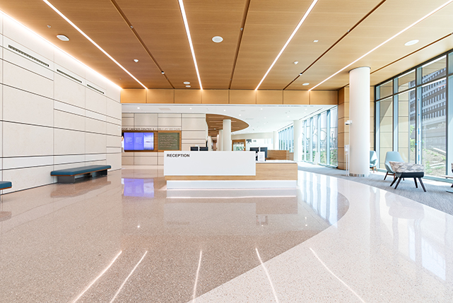 Chao Family Comprehensive Cancer Center and Ambulatory Care building ...